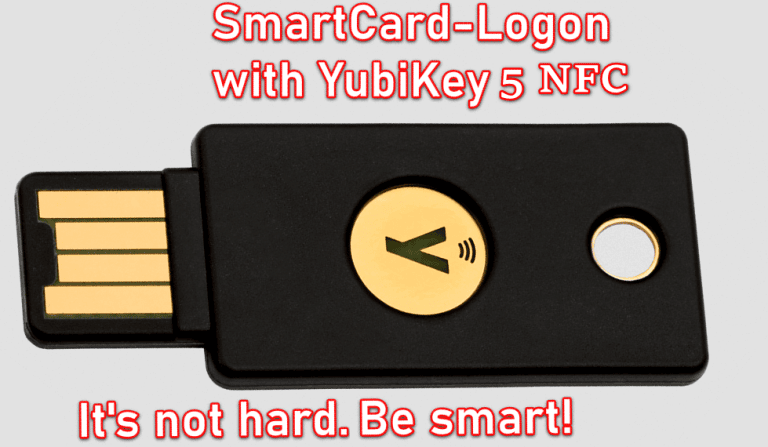 SmartCard-Logon mit YubiKey 5 NFC